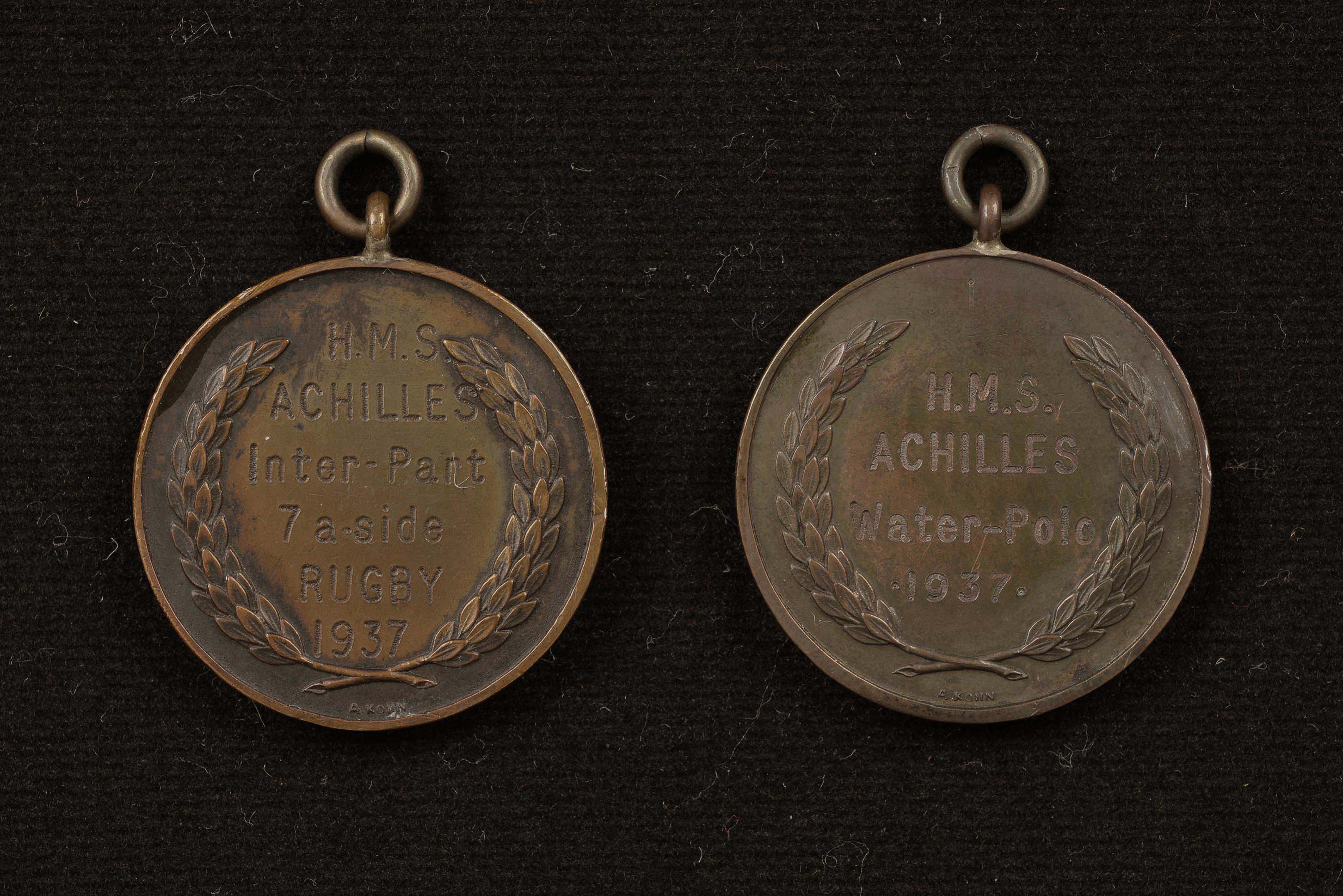 Sporting Medallions - HMS Achilles — National Museum of the Royal New ...